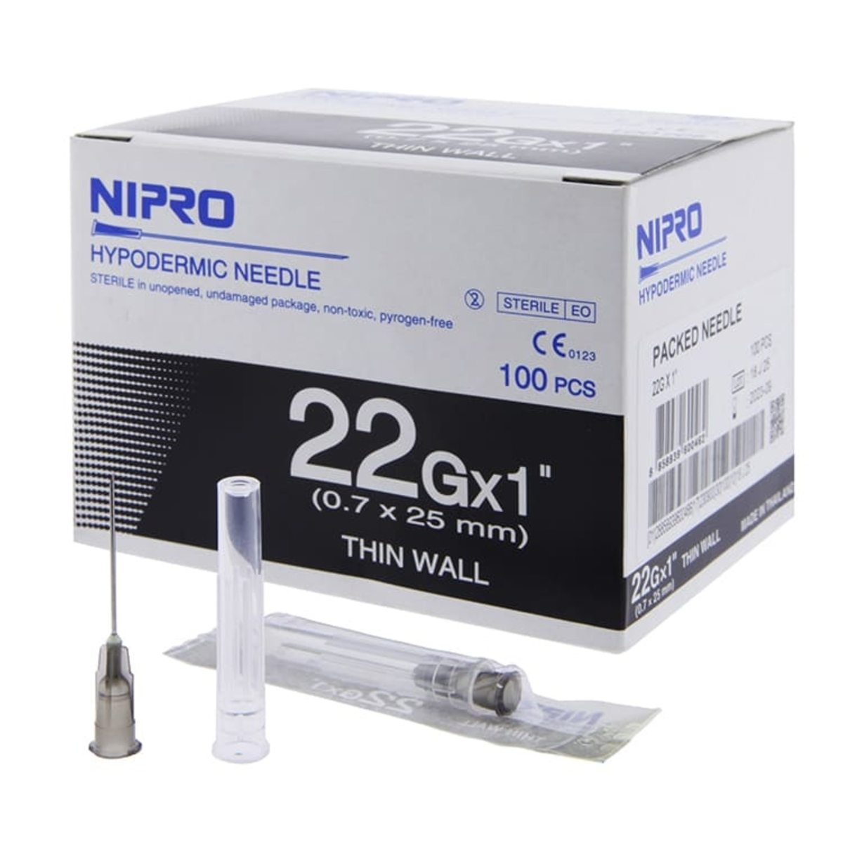 NIPRO Disposable Needles # 22 X 1" | Allgenhealth