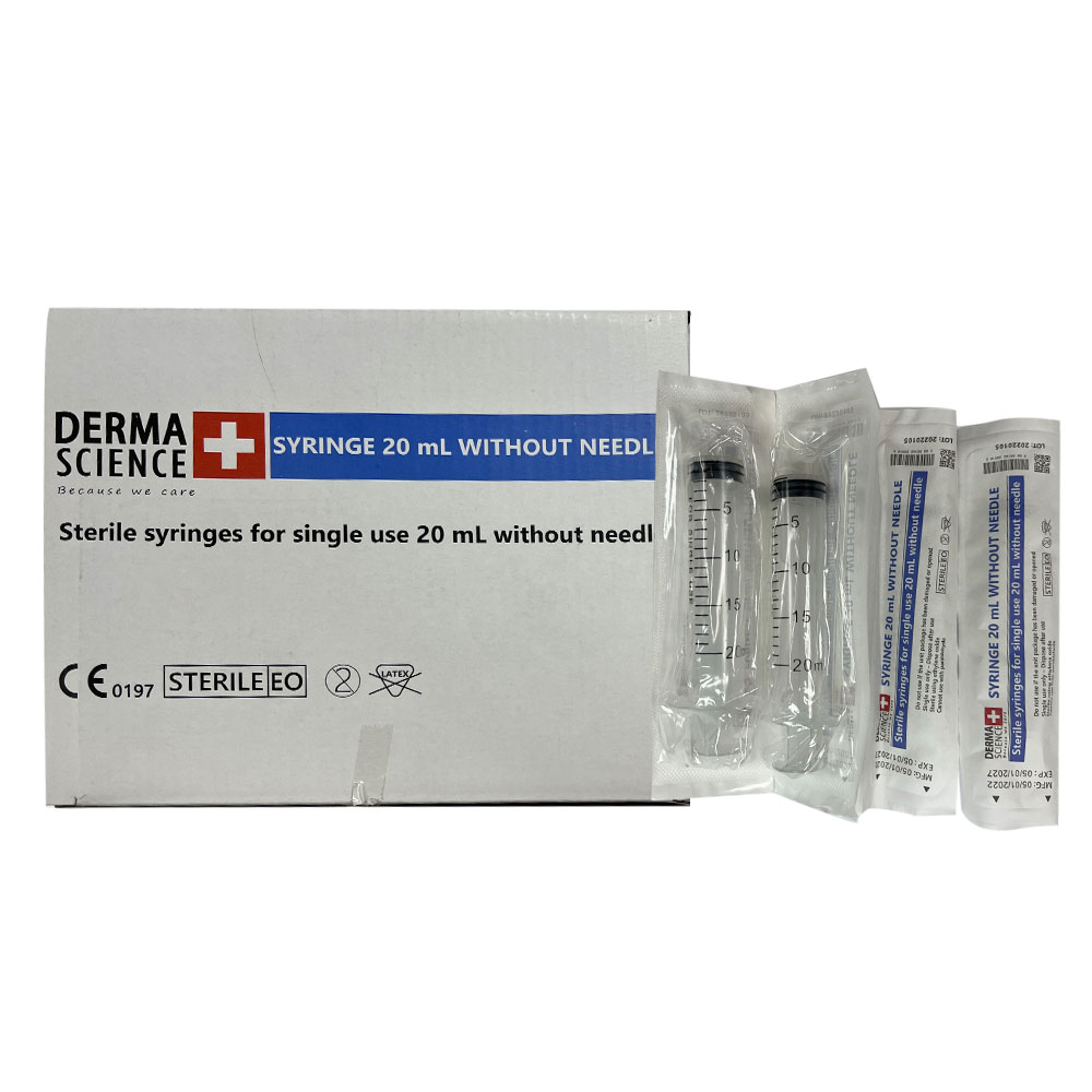 DERMA SCIENCE Syringe without needle 20 ML 50 pieces/box | Allgenhealth