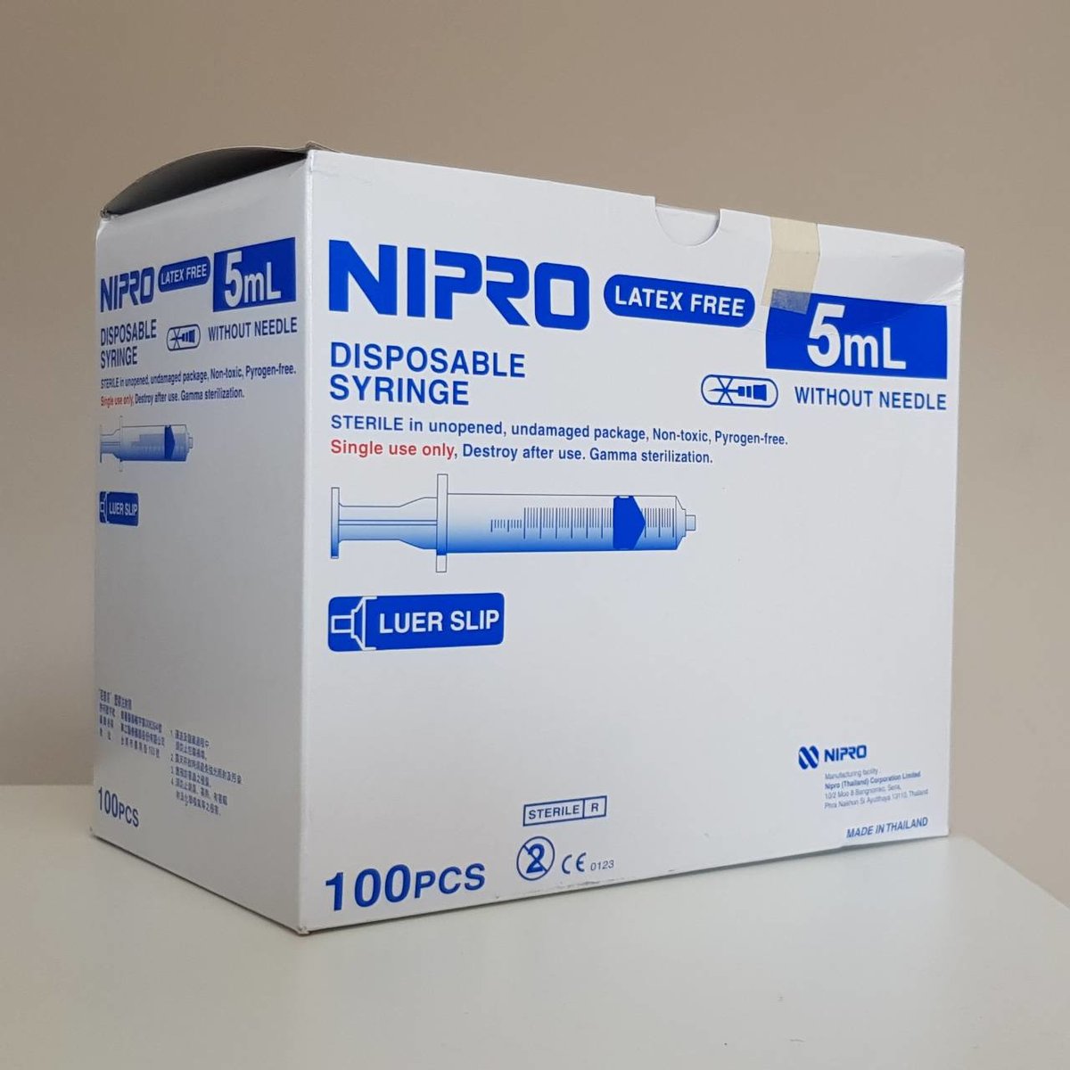 NIPRO Disposable Syringes - 5cc | Allgenhealth